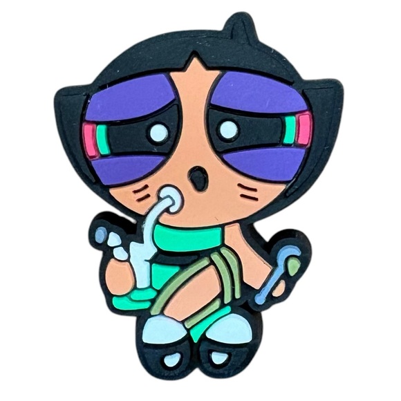 CROCS | Accessories | The Powerpuff Girls Buttercup 42 Croc Charm ...